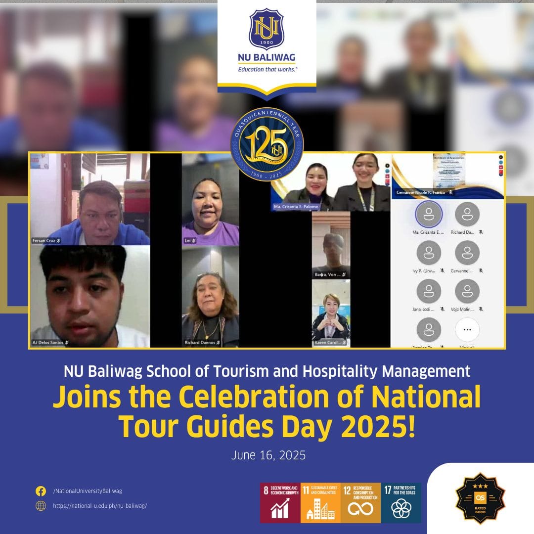 NU Baliwag School of Tourism and Hospitality Management Joins the ...