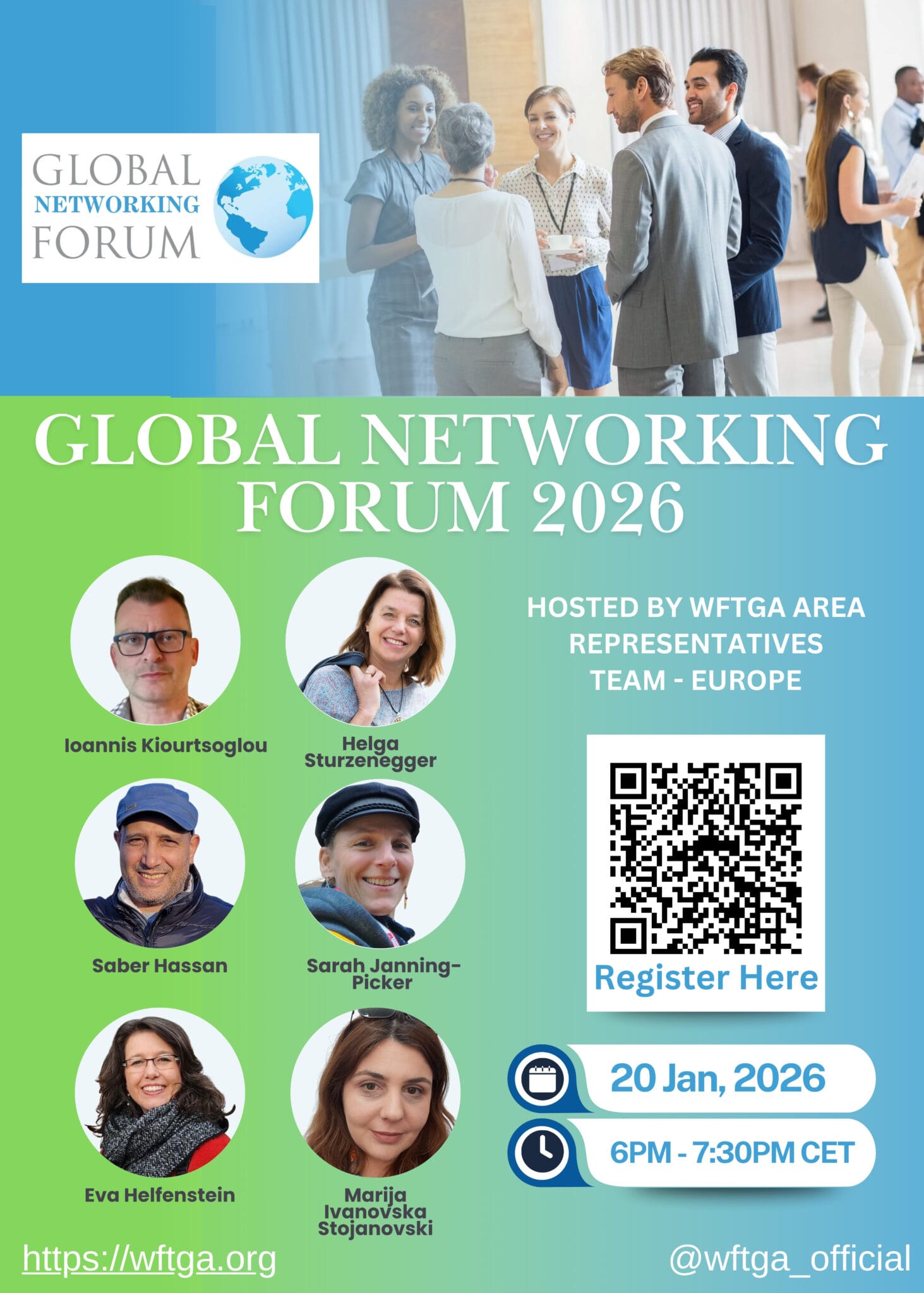 Global Networking Forum 2026- Hosted By WFTGA Team Europe – WFTGA